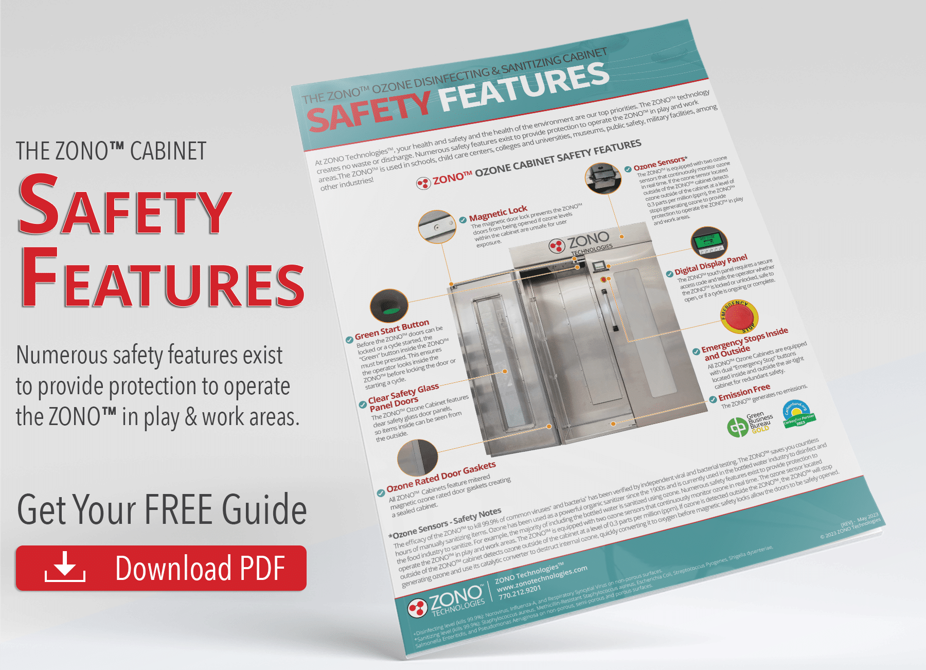 [FREE GUIDE] The ZONO™ Cabinet’s Safety Features | ZONO Technologies™